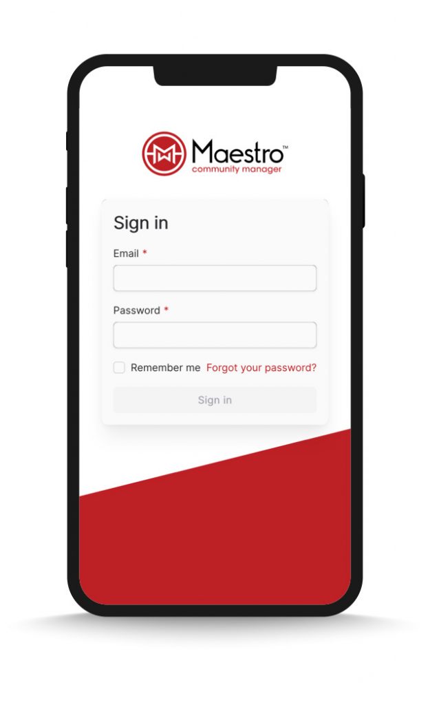 App | Maestro Community Manager